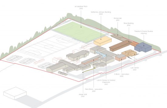 03_RAS_Proposed Linework Axo - Feilden Fowles