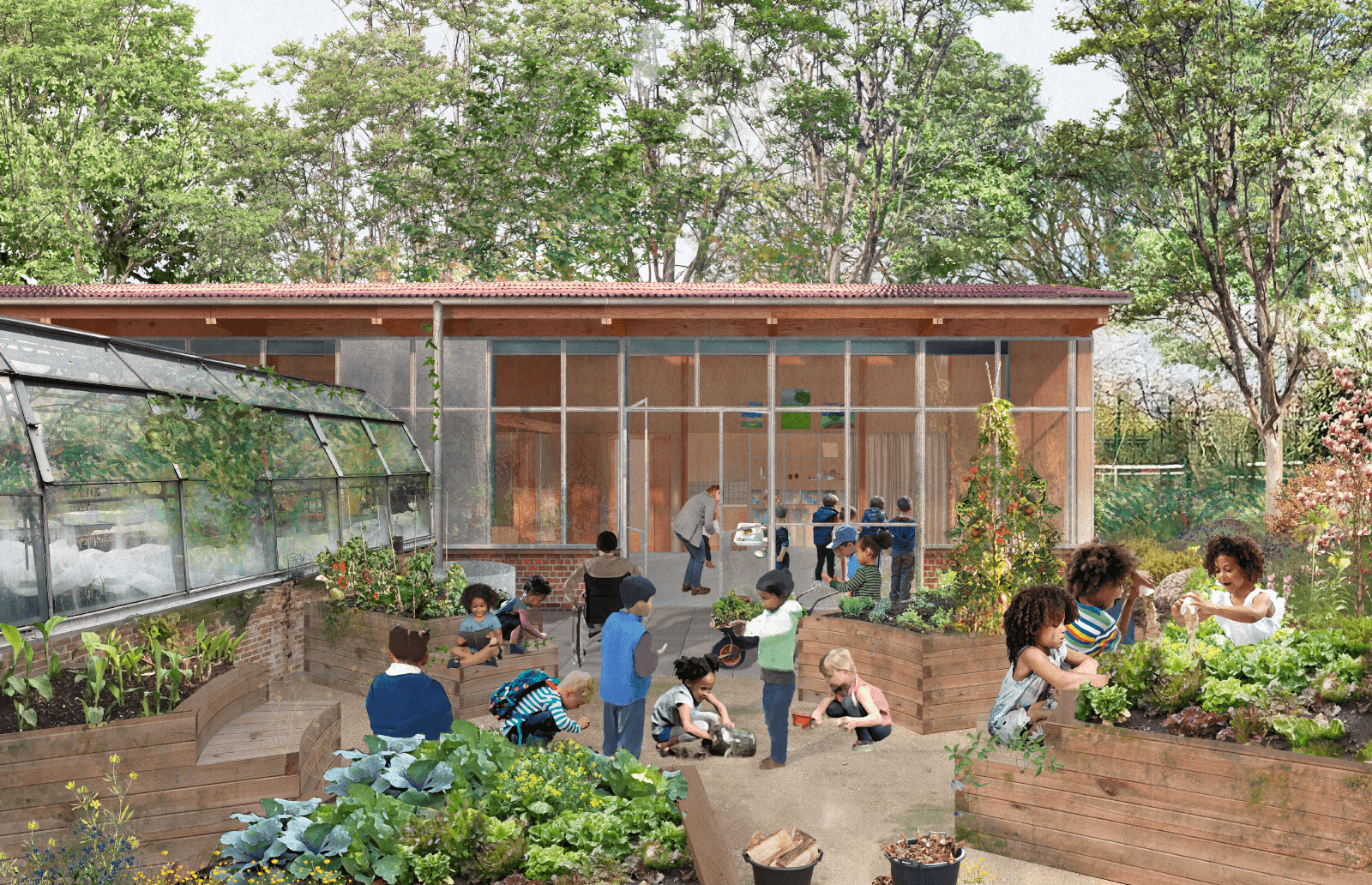 Brockwell Park Community Greenhouses - Feilden Fowles