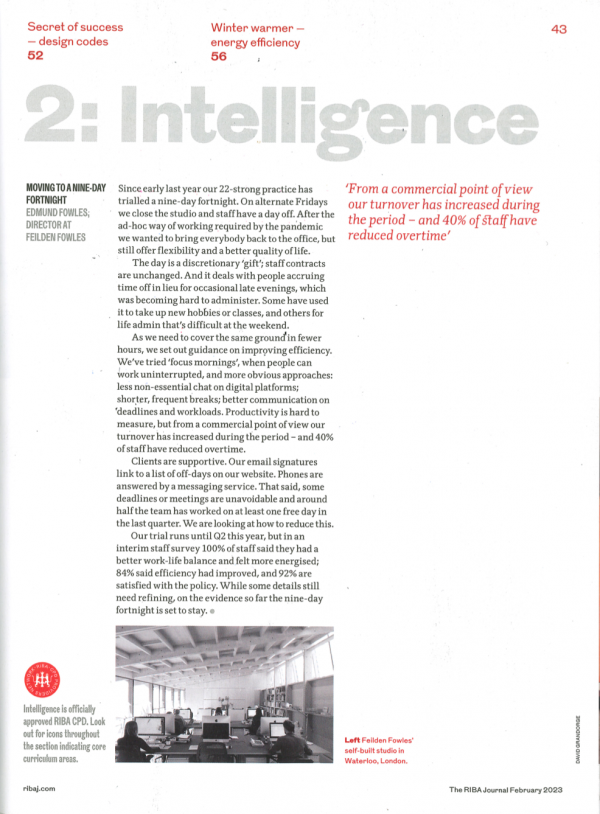 News - Page 3 of 18 - Feilden Fowles