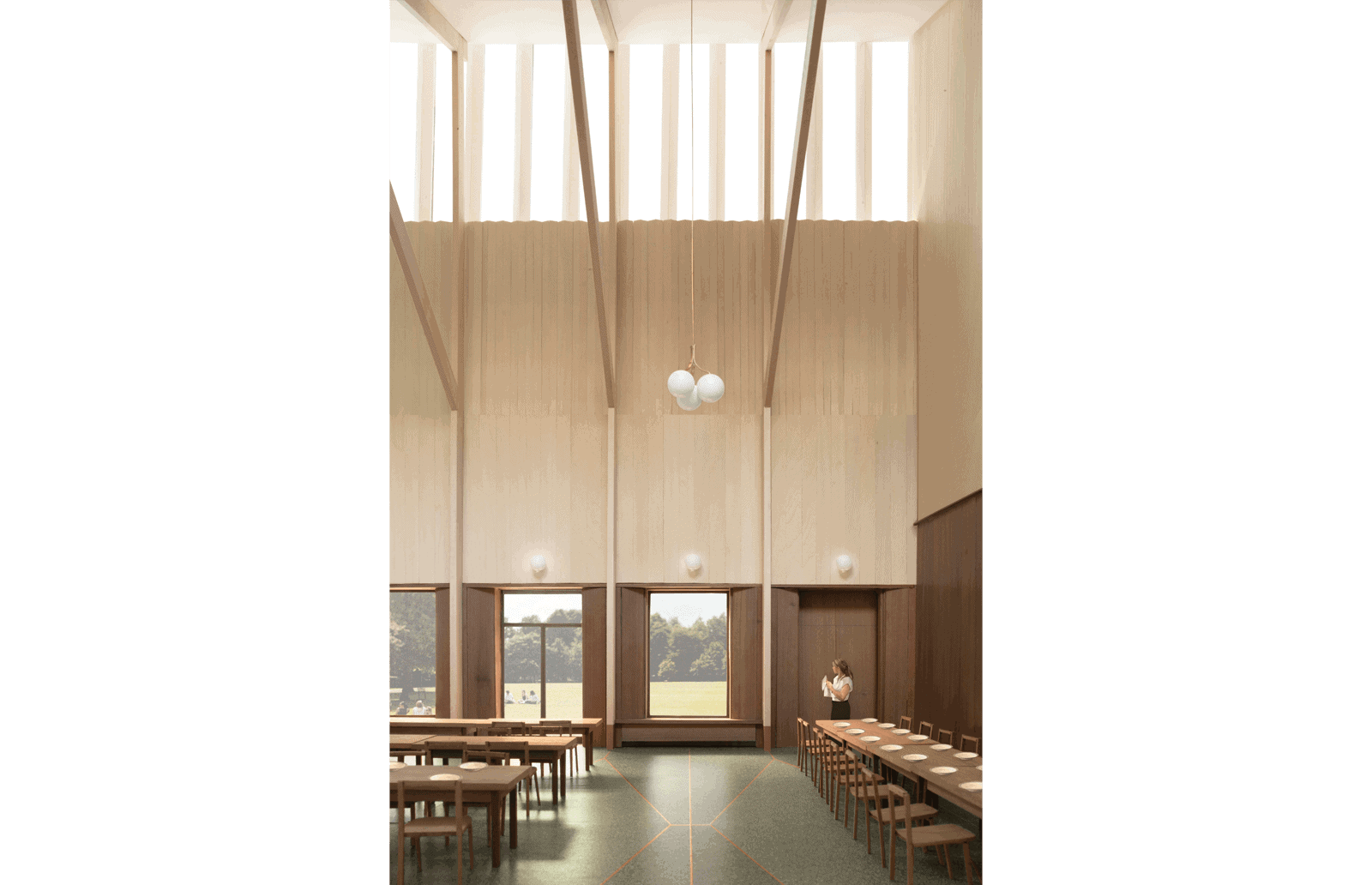 Homerton Dining Hall. Homerton College, University of Cambridge